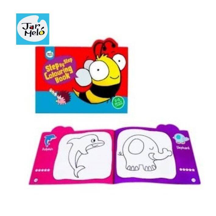 Joan Miro Step by Step Coloring Book buku mewarnai anak | Lazada Indonesia