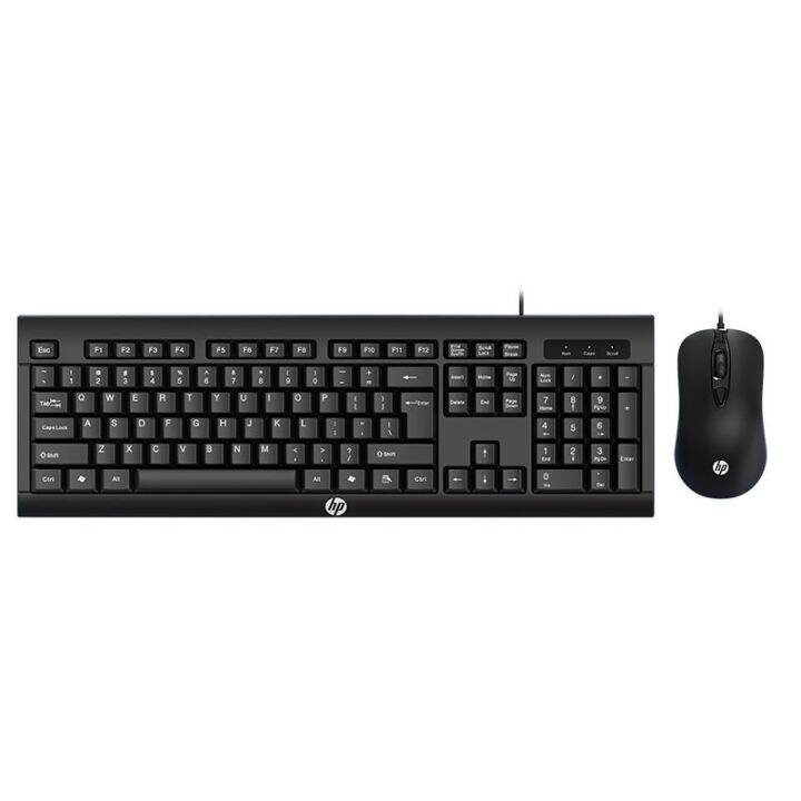 HP KM100 wired keyboard mouse set office desktop notebook general game ...