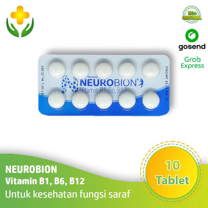 Neurobion 10 Tablet Vitamin Saraf Vitamin B Kompleks Neurobion Putih | Lazada Indonesia