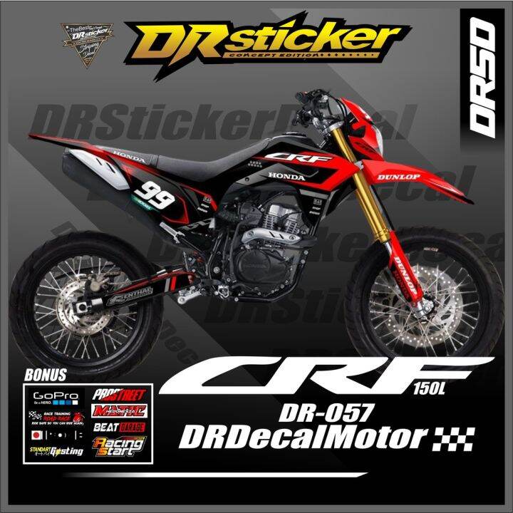 Decal Sticker Motor Cross CRF 150L Fullbody - Dekal Stiker CRF 150 L ...