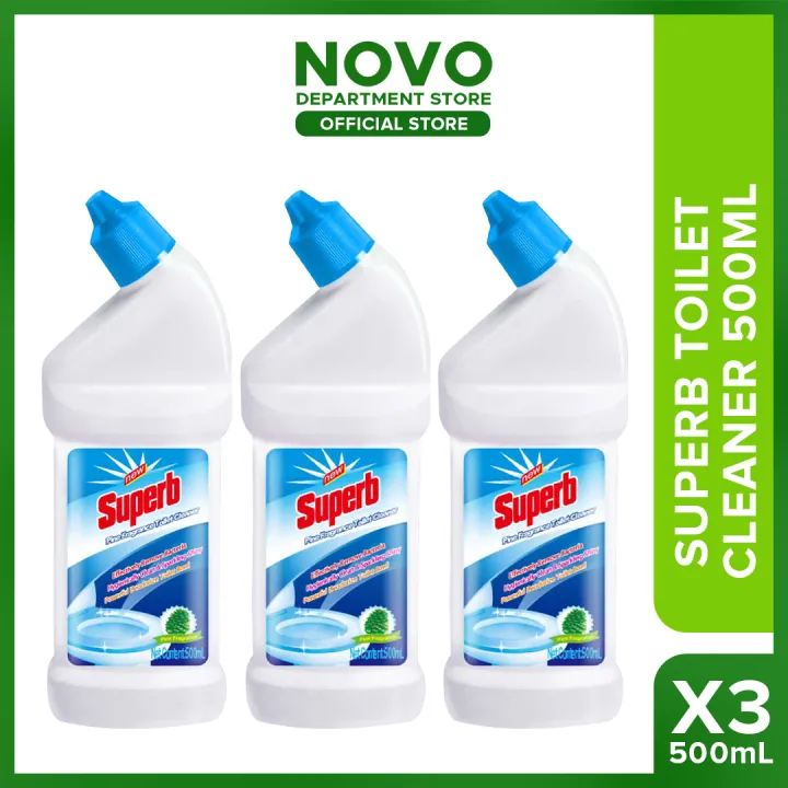 Novo Superb Toilet Cleaner 500Ml X3 Tlrp3015 | Lazada PH