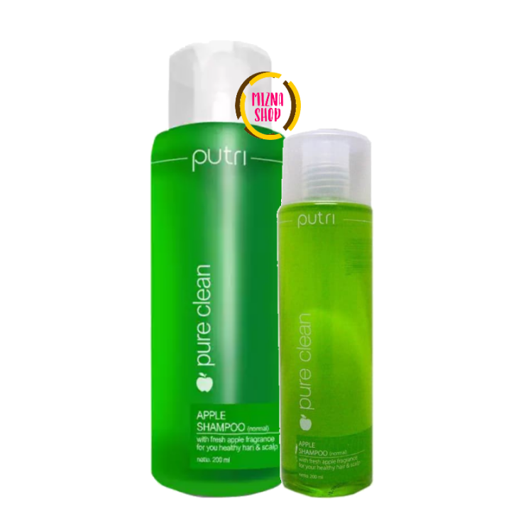 Putri Pure Clean Shampoo Apel / Hijau / 200mL / 450mL | Lazada Indonesia