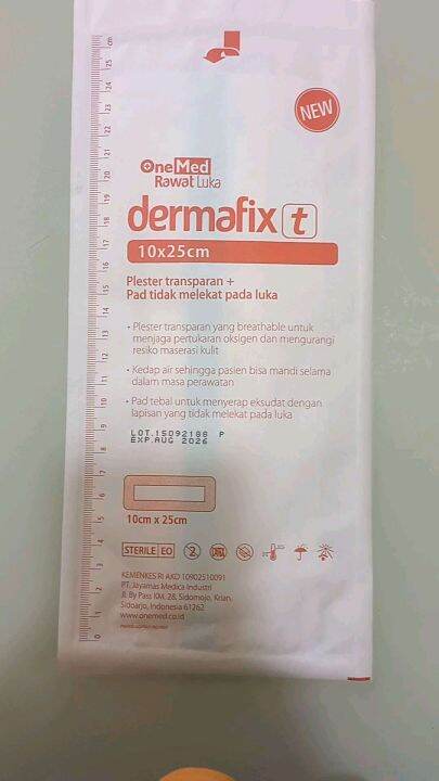 Dermafix T 10 x 25 cm / Plester Non Woven Onemed | Lazada Indonesia