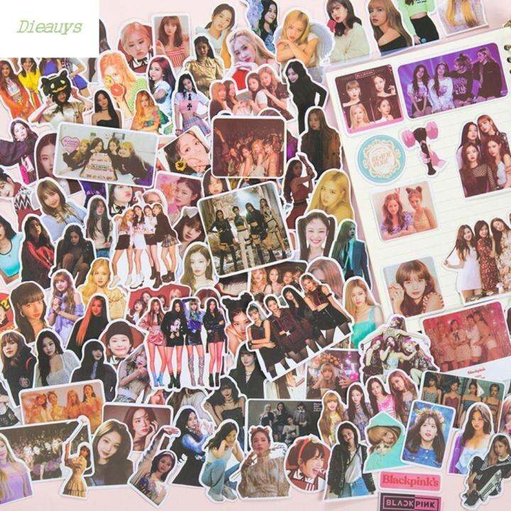 DIEAUYS Funny Gifts Waterproof Cute Idol Sticker Pvc Sticker Jisoo ...