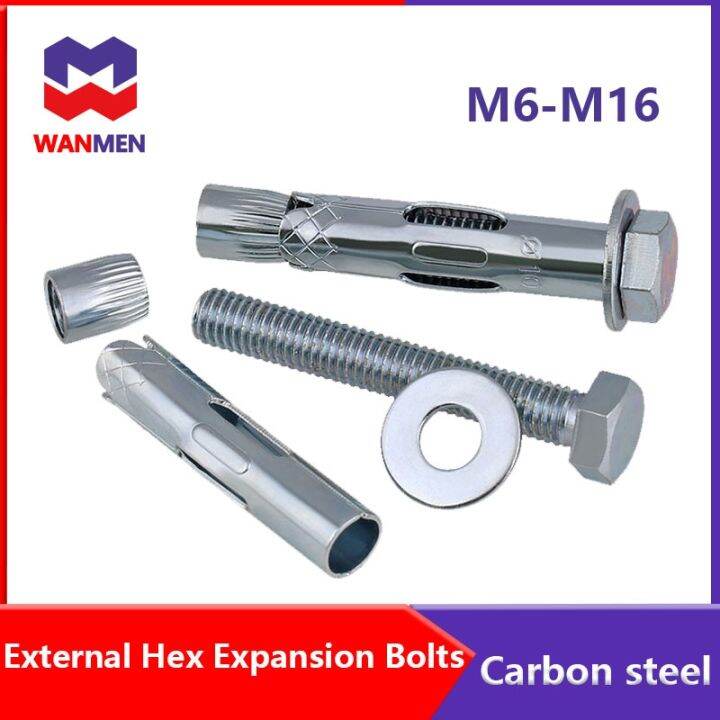 External Hexagon Expansion Bolts M6.5 M8 M10 M12 M16 Sleeve Anchor Set ...