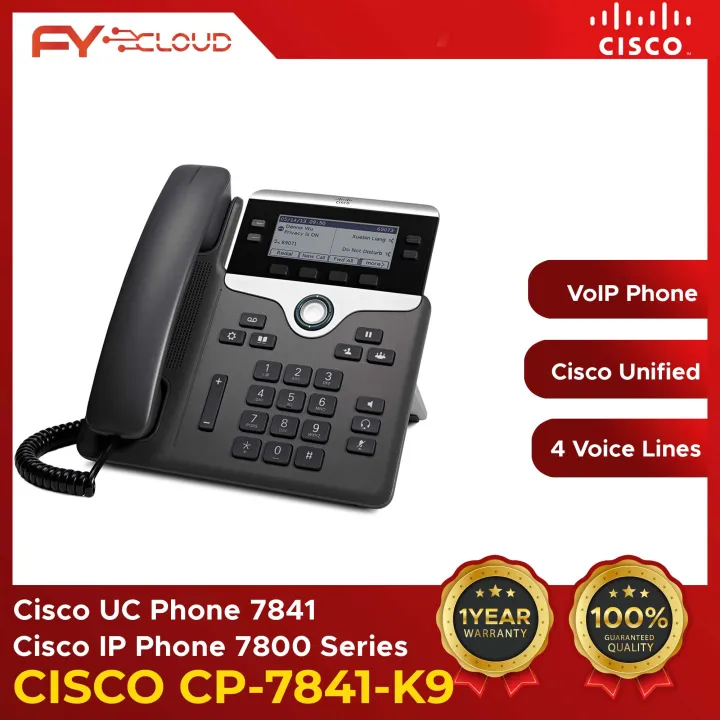 Cisco CP-7841-K9 Unified IP Phone | Cisco UC Phone 7841 |7800 Series ...