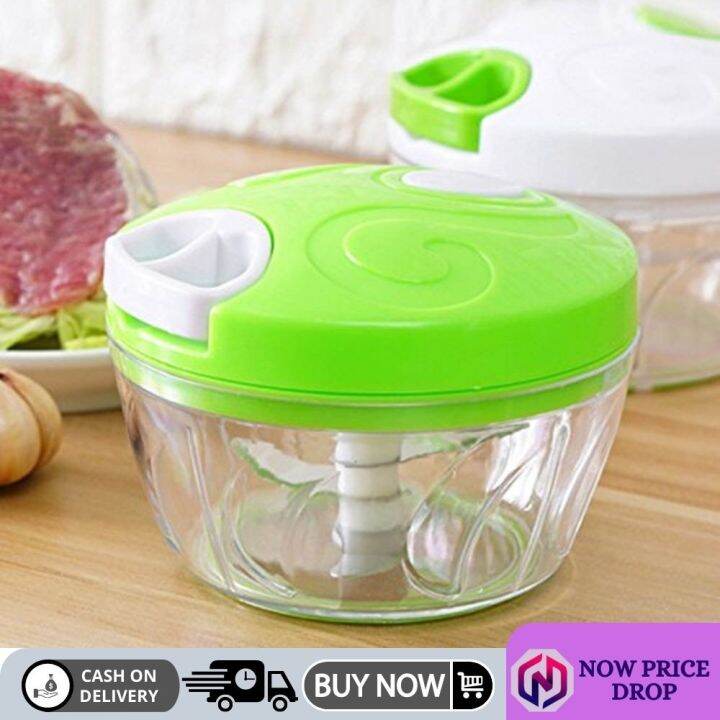 New SPEEDY CHOPPER Hand-Powered Portable Food Processor, Manual ...