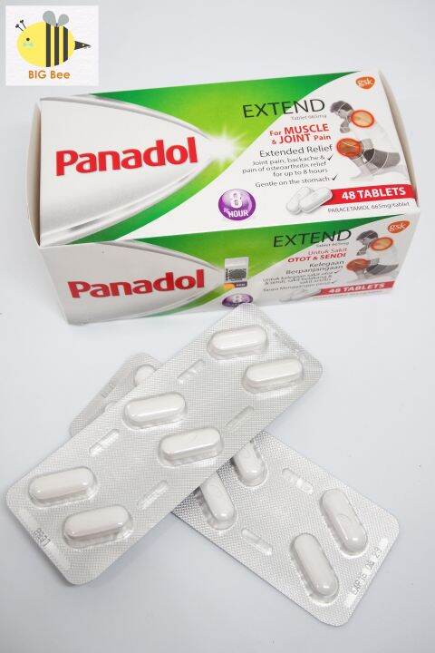 GSK Panadol Extend 6 Tablets / Pack Musle & Joint Pain / Sakit Otot ...