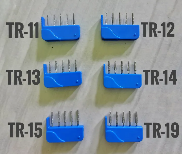 mata bor gigi dental burs highspeed diamond tapper round | Lazada Indonesia