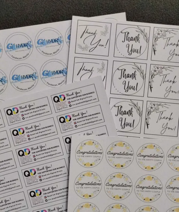 PERSONALIZED Sticker Label/Logo/Product Packaging Label/Sticker Seal ...