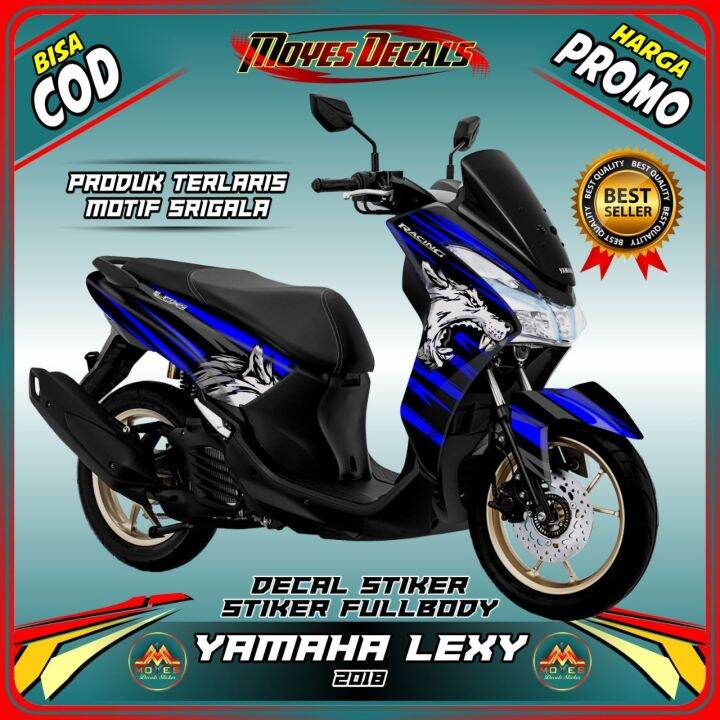 Decal Sticker Yamaha Lexi full body - decal stiker YAMAHA LEXI - decal ...