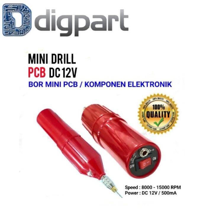 Bor Mini Drill PCB 12v DC Alat Pembuat Lobang | Lazada Indonesia