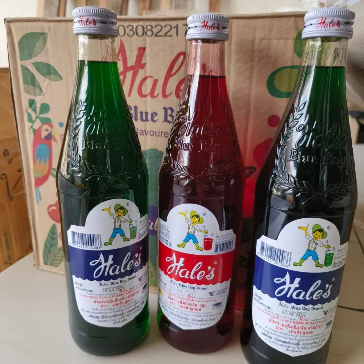 Hale's Blue Boy Thailand Syrup Cordial 710ml Sarsaparilla Sala Cream ...