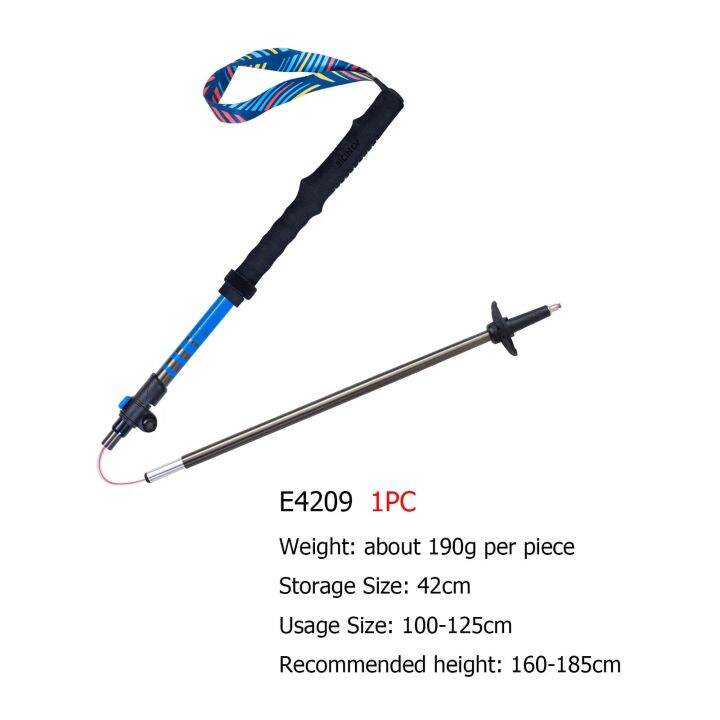 AONIJIE E4201 Lightweight Folding Collapsible Quick Lock Trekking Pole ...