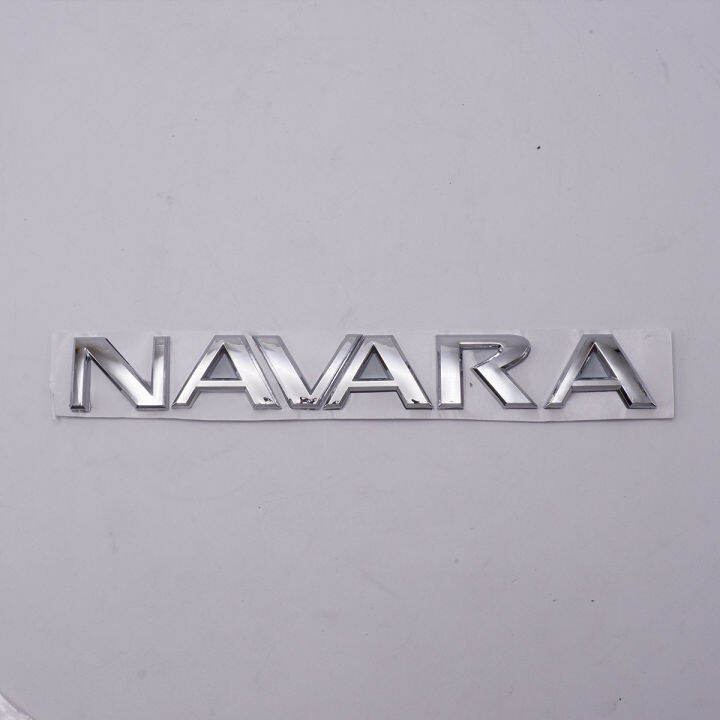 โลโก้ Logo NAVARA โลโก้นูน ตัวอักษรแยก สามมิติ สีโครเมี่ยม | Lazada.co.th