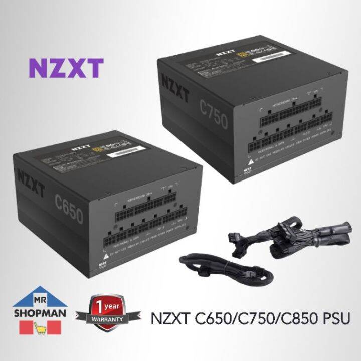【Ready Stock】 NZXT C650 C750 C850 650w 750w 850w Full Modular 80 plus ...