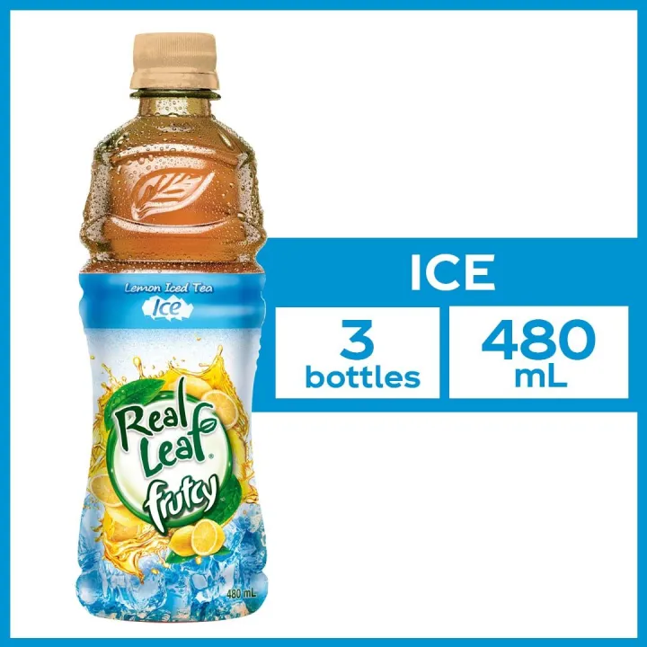 Real Leaf Frutcy Lemon Ice 480mL - Pack of 3 | Lazada PH
