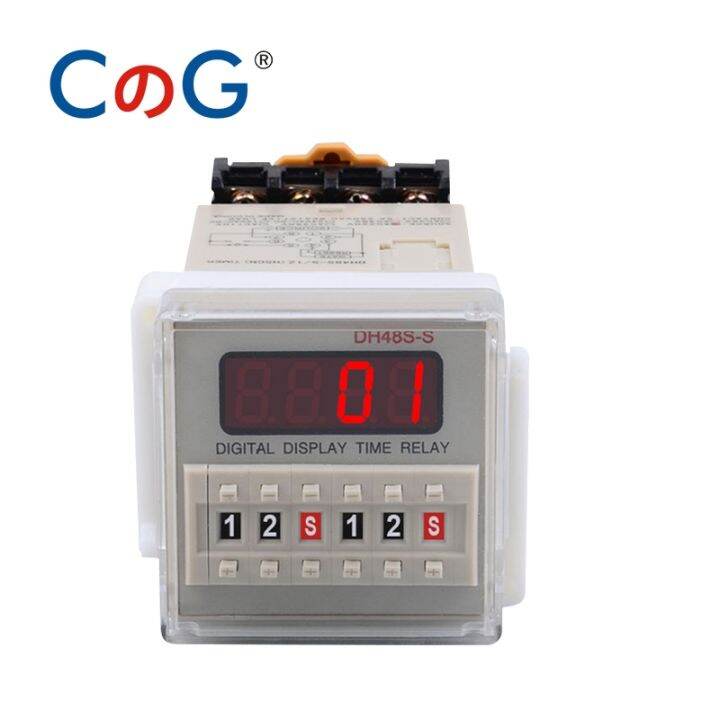 CG DH48S-1Z Digital LED Programmable Timer SPDT Time Relay Switch DH48S ... CG DH48S-1Z Digital LED Programmable Timer SPDT Time Relay Switch DH48S ...