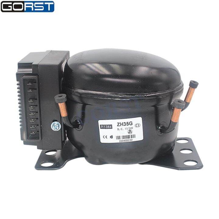12V 24V DC Car Refrigeration Air Compressor Fridge Freezer Marine Solar ...