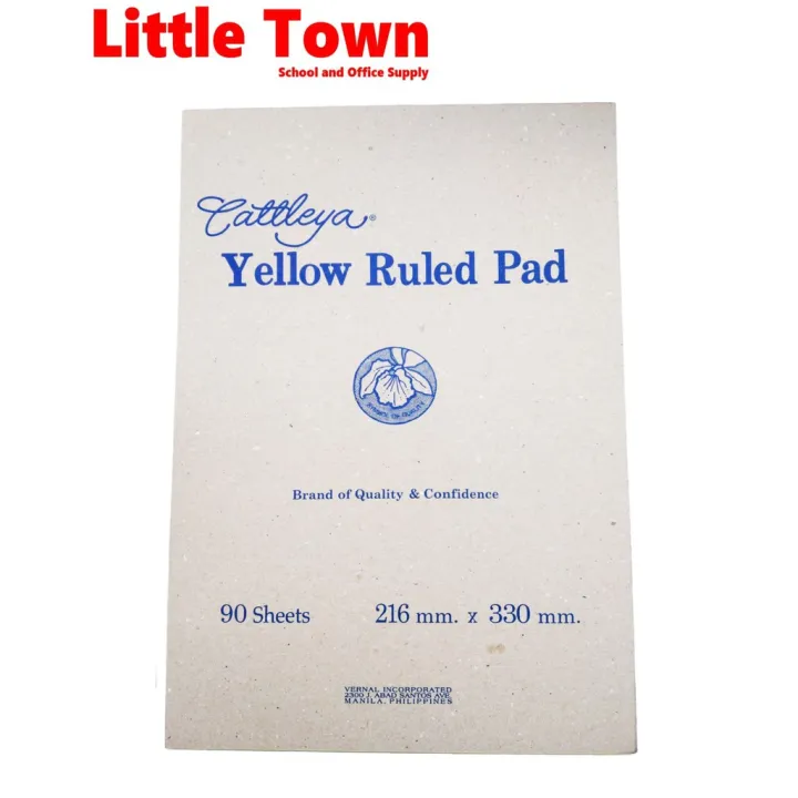 Cattleya Yellow Pad 90 Leaves 8.5 X 13 Inches | Lazada PH