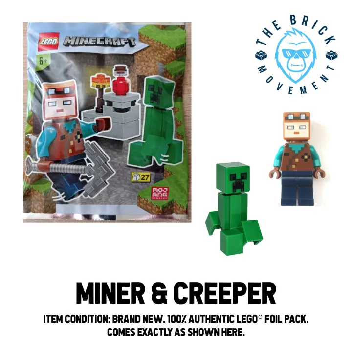 LEGO® MINECRAFT Miner & Creeper Foil Pack | Lazada PH