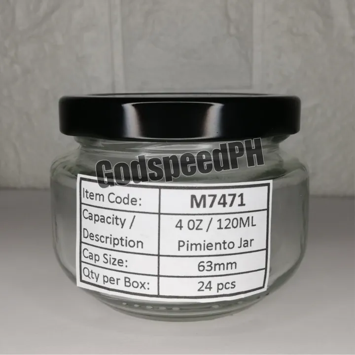 GLASS JAR (M7471) Pimiento Glass w/ FREE PLASTIC SEAL | Lazada PH
