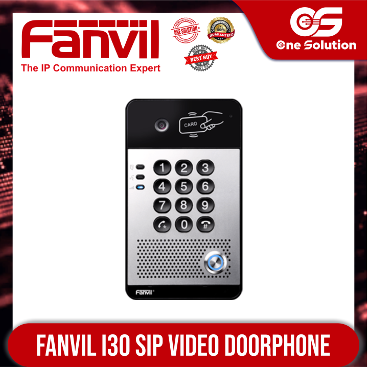 FANVIL i30 IP PHONE Build in Camera All-in-One(Access Control, Intercom and Broadcasting ...