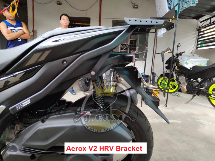 J.COM YAMAHA AEROX V2 HEAVY DUTY TOP BOX BRACKET with Metal Plate ...