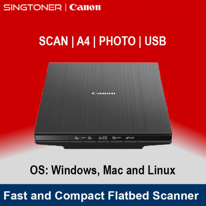 Canon LIDE 400 - Fast and Compact Flatbed Scanner with Upright Scanning ...