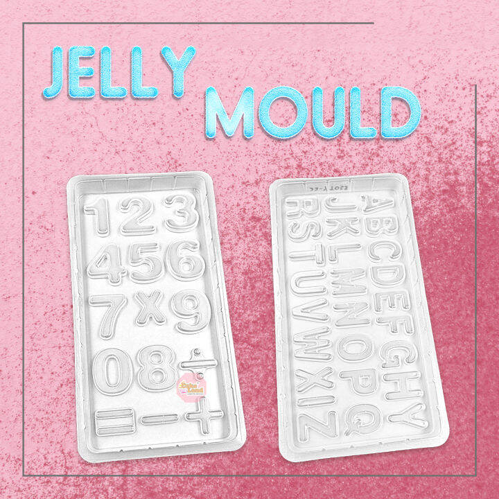 CAKE LAND Jelly Mould - Alphabet/Numbering | Lazada