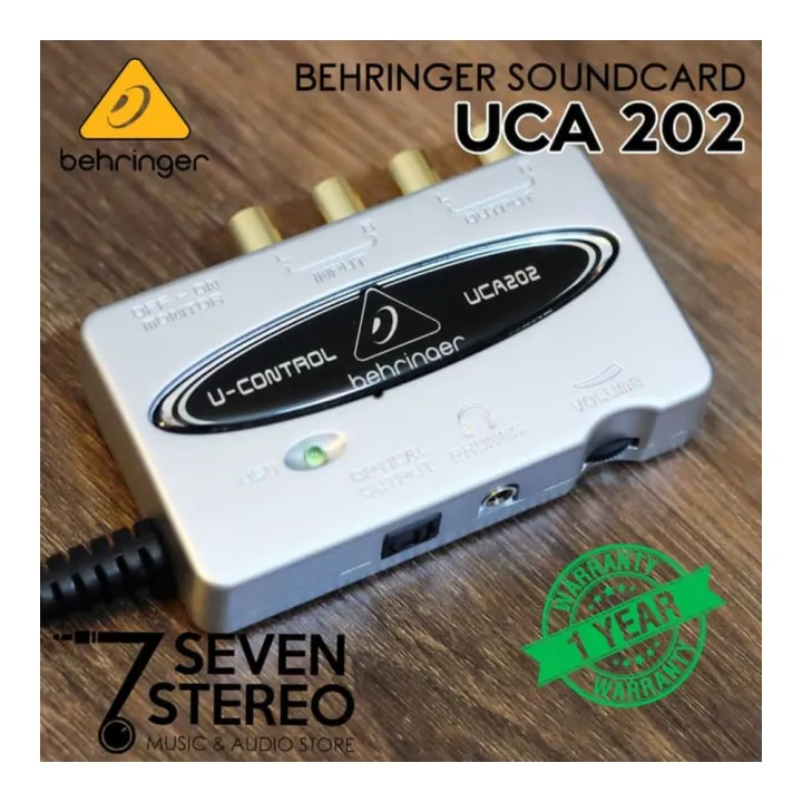 Behringer Soundcard U-Control (Uca202) With Usb-Audio Interface ...