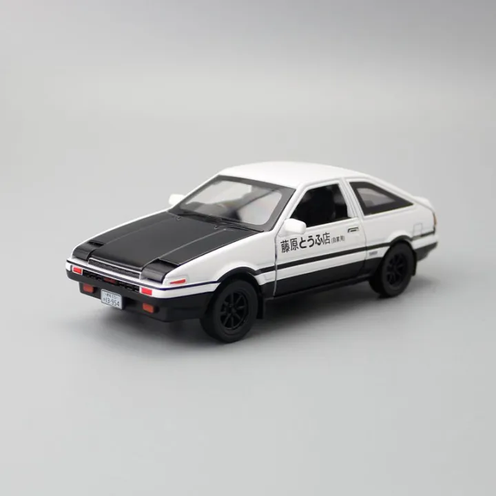 1:32 Scale Initial D Toyota AE86 Toy Car Diecast Model Pull Back Sound ...