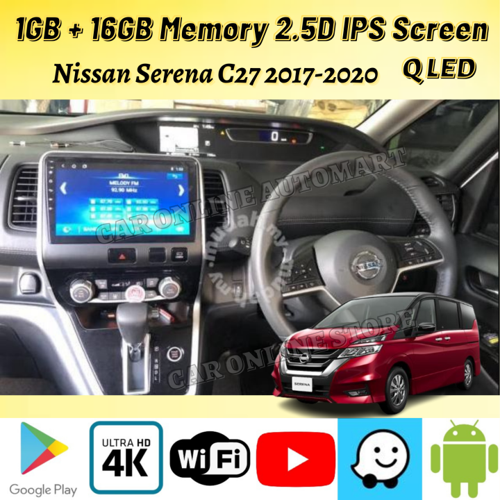 NISSAN SERENA C27 2017-2020 ~ MOHAWK T3L MS SERIES Q-LED 1GB+16GB 4K ...