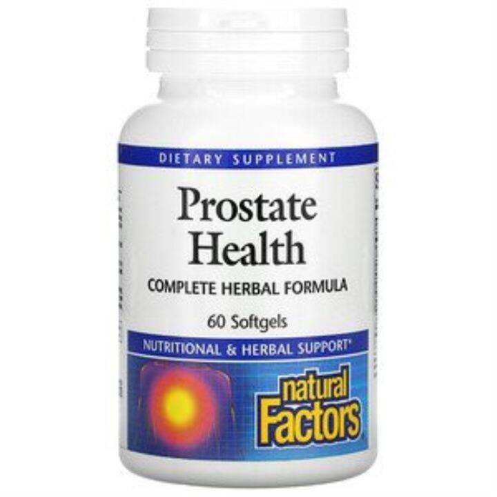 ORIGINAL Natural Factors Prostate Health Complete Herbal Formula 60 Softgels | Lazada PH