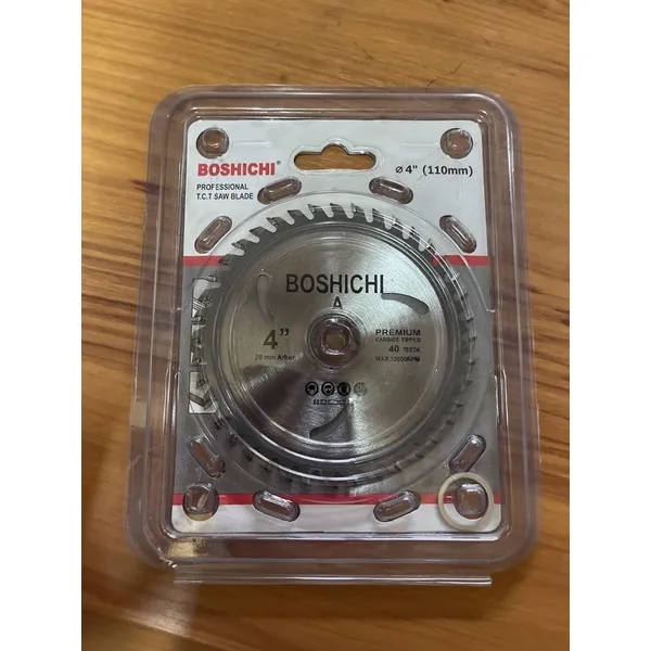 【Ready Stock】 Boshichi TCT Wood Cutting disc 4" 40Teeth(sold per piece ...