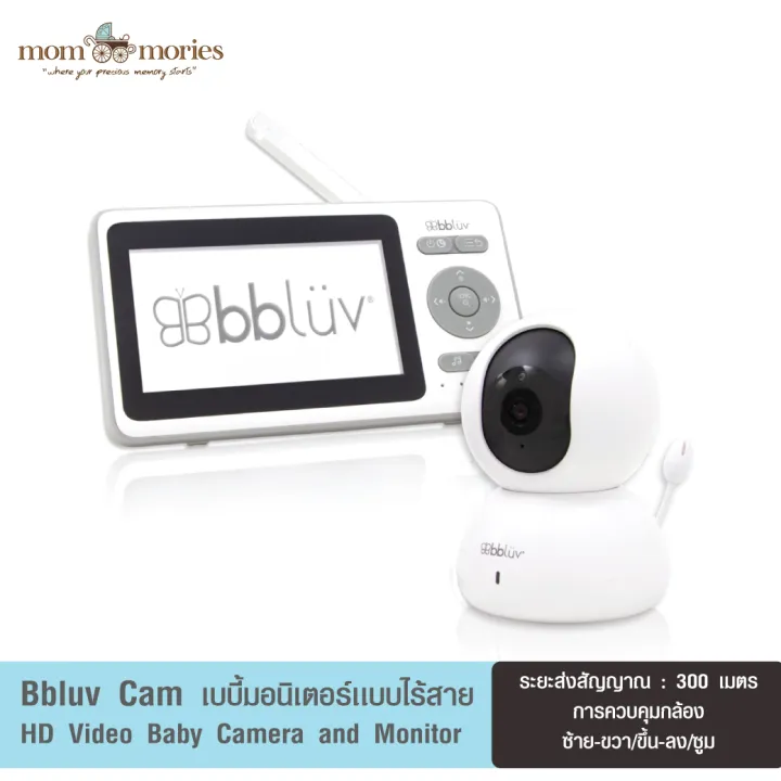 Bbluv Cäm HD Video Baby Camera and Monitor เบบี้มอนิเตอร์เเบบไร้สาย กล้องวีดีโอมอนิเตอร์ กล้องดู ...