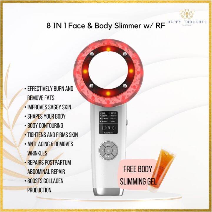 GHY-8 in 1 Face RF and Body Slimming Machine Ultrasonic Infrared Lipo ...