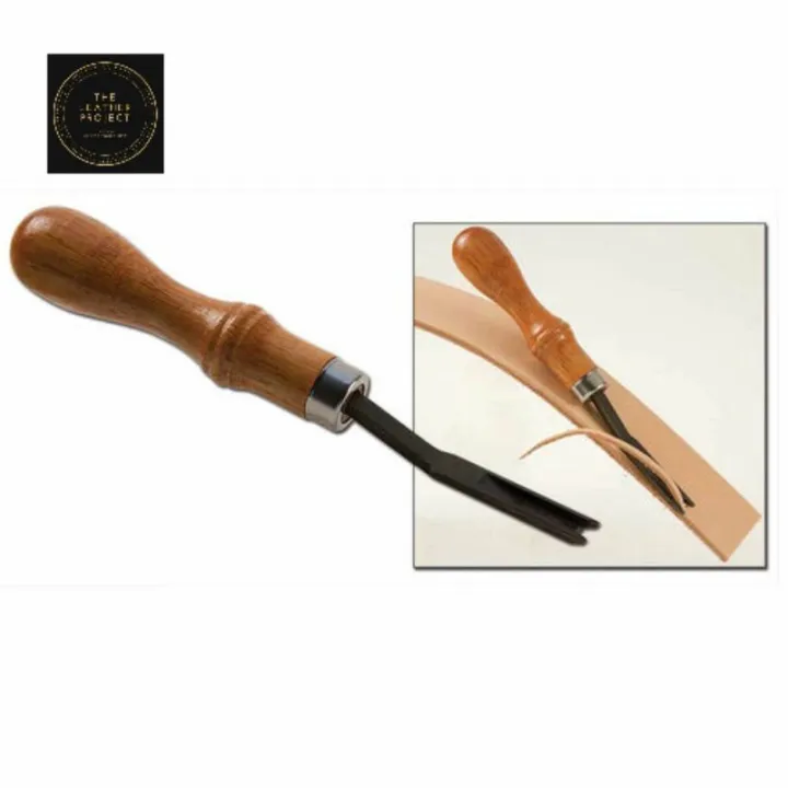 TANDY FRENCH EDGE SKIVING TOOL SKIVING LEATHER CRAFTOOL The Leather ...