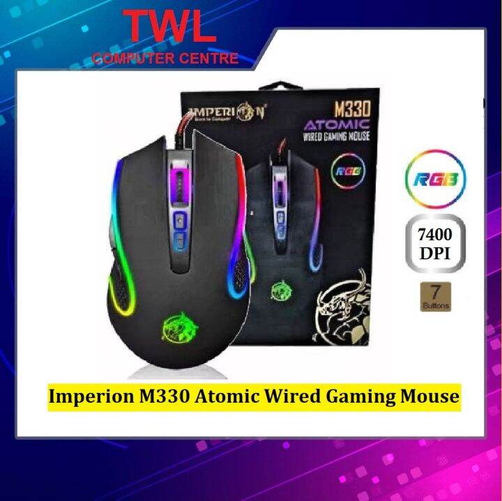 Imperion M330 Atomic 7200dpi Wired Gaming Mouse | Lazada