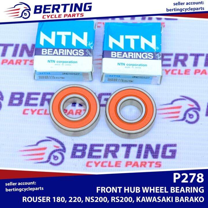 NTN 2PC 6202 FRONT WHEEL HUB BEARING Rouser 180 220 NS200 RS200 ...