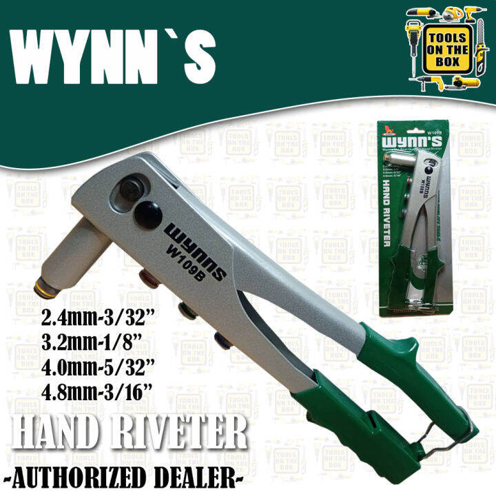 Wynns Hand Riveter or Heavy Duty Hand Riveter for Blind Rivets ...