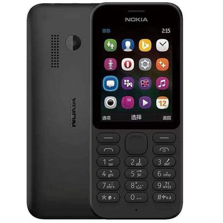 ㍿ โทรศัพท์มือถือ โนเกียปุ่มกด NOKIA PHONE 215 (สีดำ) จอ2.4นิ้ว 3G/4G ...