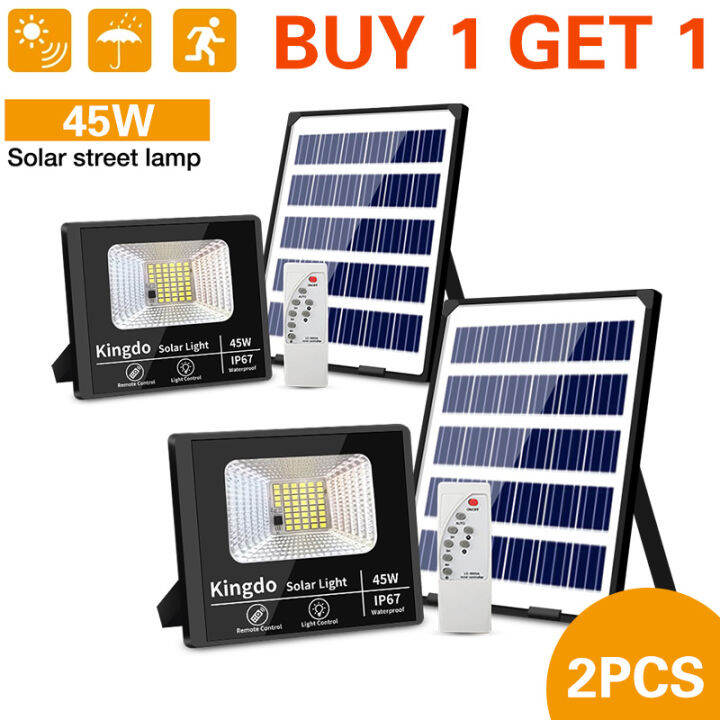 【Buy 1 Get 1 Free】 Solar Light LED Flood Light 45W 200W 500W 1000W ...