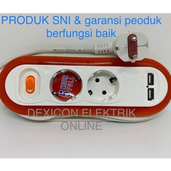 Stop kontak usb/usb stop kontak 2 LB/charger usb/colokan usb/terminal ...