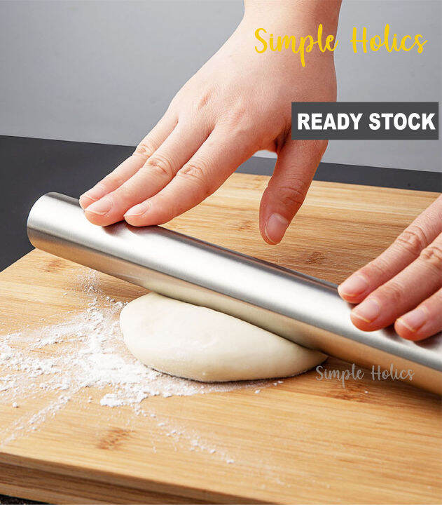 Rolling Pin Stainless Steel / Dough Roller / Metal Rolling Pin / Dough ...
