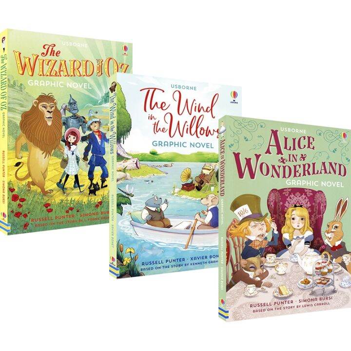 Usborne graphic novel literary classic cartoon edition 3 large format ...