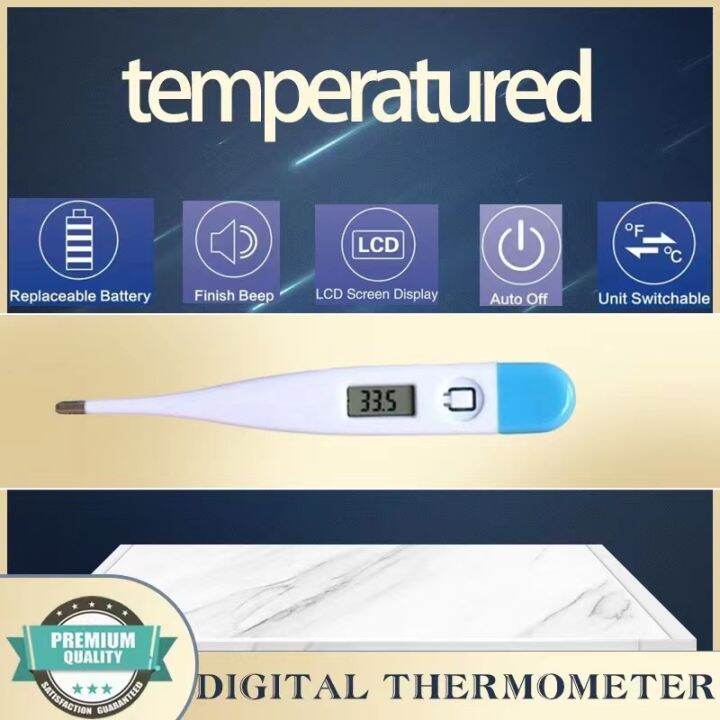 Digital Thermometer with Automatic Alarm Electronic product for Oral ...