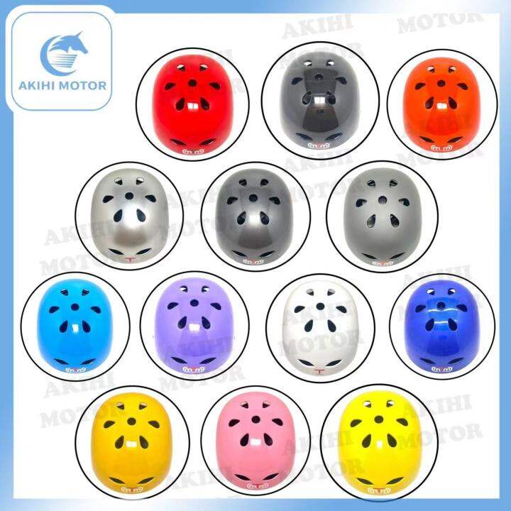 [AKIHI MOTOR] MOTORCYCLE MOTOMAN NUTSHELL HELMET-H-01 | Lazada PH