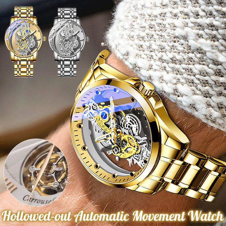 Angus Hollowed-out Automatic Movement Watch | Lazada PH