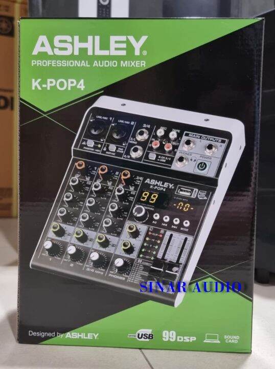 Mixer Ashley KPOP 4 K-POP 4 USB,Bluetooth Original 99 DSP | Lazada ...